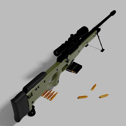 AWM Sniper 3d model