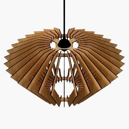 CEILING LIGHT LAMP 3D PRINT AND LASER CUT FILES MODEL 6 | 3D