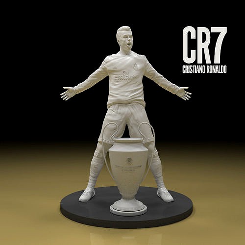 Cristiano Football Player STL files 3D print model | 3D