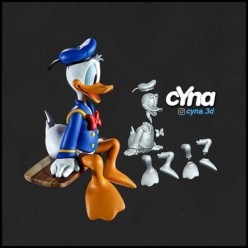 Donald Duck - | 3D model