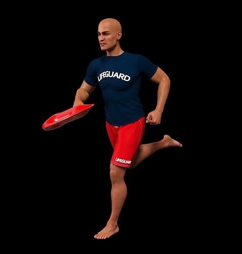 BAYWATCH LIFEGUARD MAN 2 | 3D model
