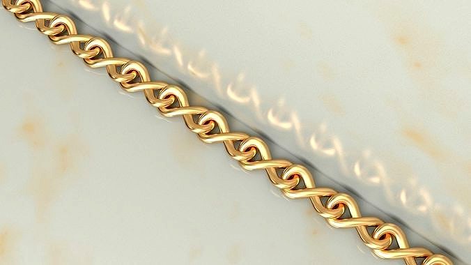 INFINITY NEW CUBAN LINK CHAIN 10 MM WIDE | 3D model