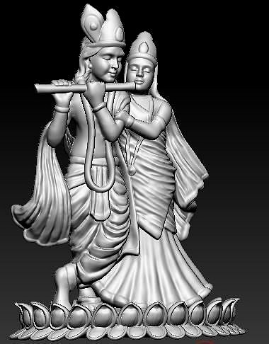 Radha Krishna | 3D model