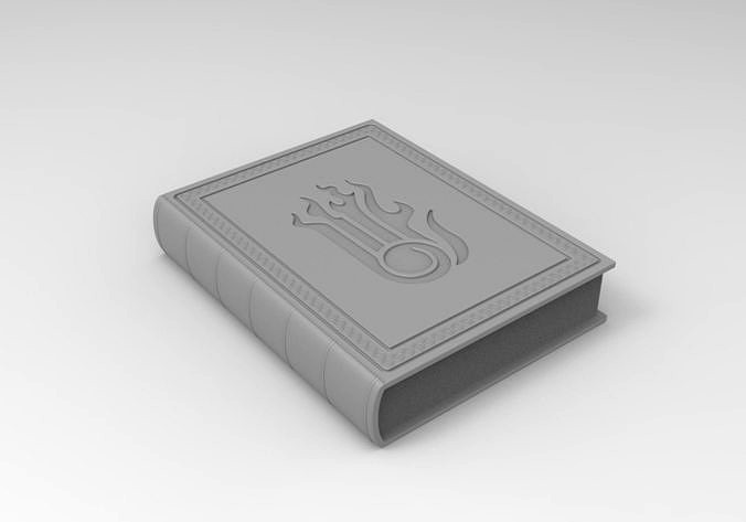 Skyrim Destruction Spell Tome BOX | 3D model