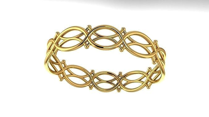 simple curve ring | 3D model