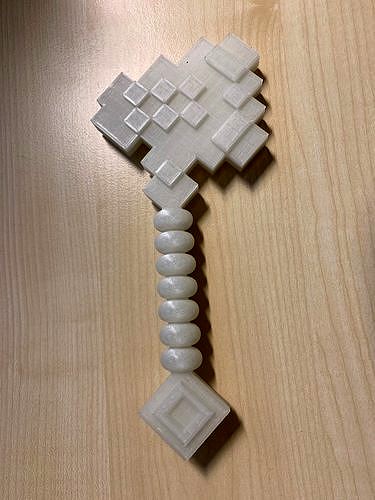 Minecraft Axe Lego Design 3D printed model for 3D printing | 3D