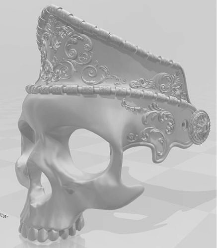 helmet skull visor | 3D model