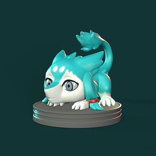 Chibi sergal | 3D model