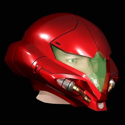 Metroid Dread Samus Aran Inspired Helmet | 3D model