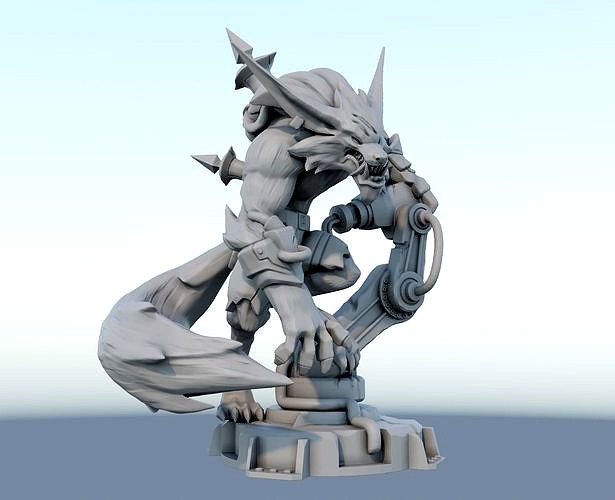 warwick League of Legends 3D print model | 3D