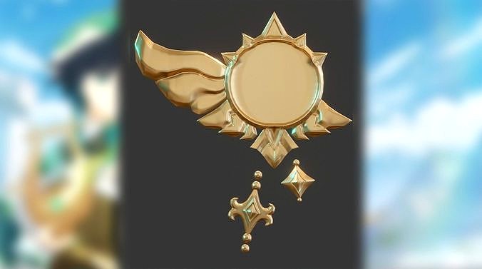 VENTI vision Genshin Impact | 3D model