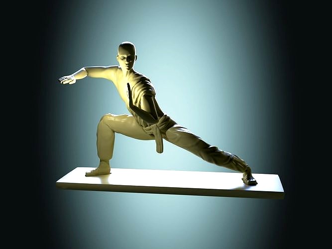 Shaolin Monk - Wushu Pose | 3D model