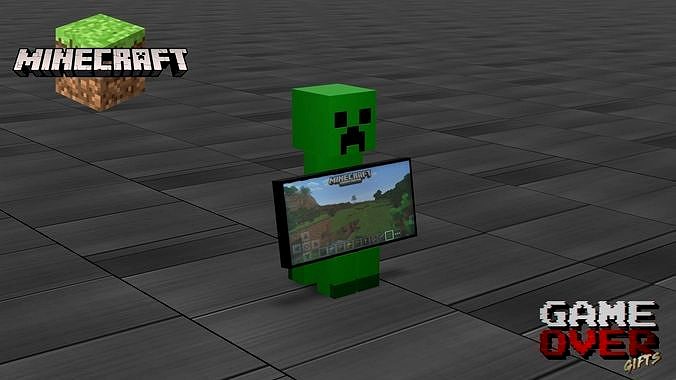 Minecraft Creeper Phone Stand | 3D model