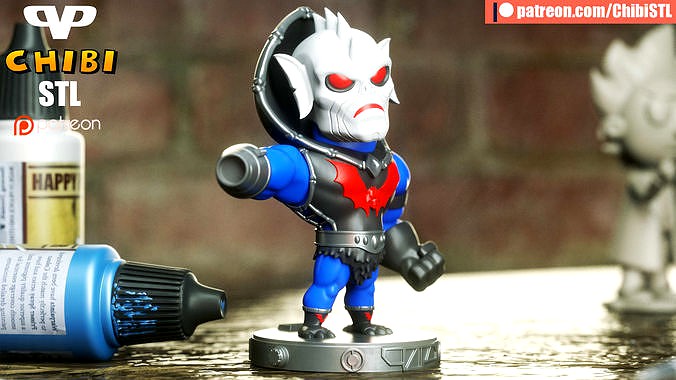 MOTU Hordak Chibi for 3D Printing STL ChibiSTL | 3D model