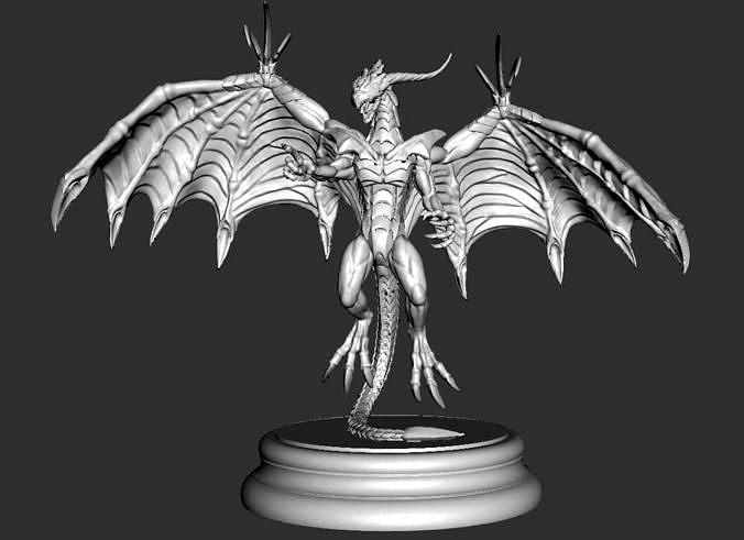 3d printable dragon model | 3D