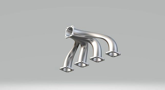 4 Cylinder manifold | 3D model
