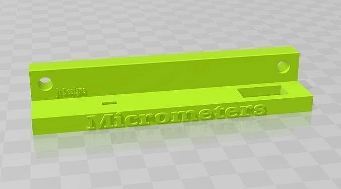 Small Micrometer shelf | 3D model