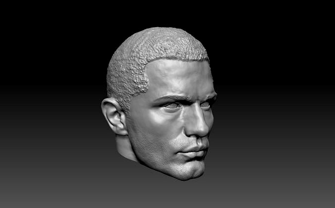 Starkiller head sculpt from Star Wars The Force Unleashed | 3D model