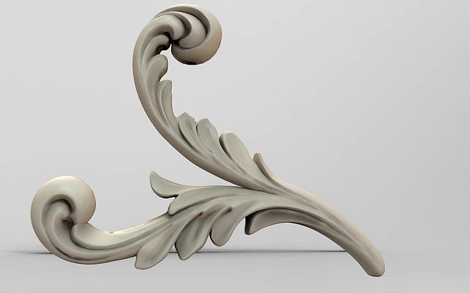 Decor-4 for a CNC machine or for 3D printing | 3D model
