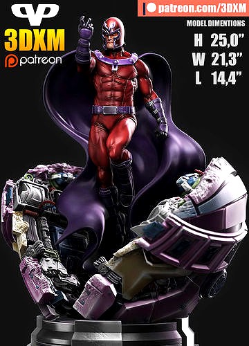 Magneto for 3D Printing STL | 3D model