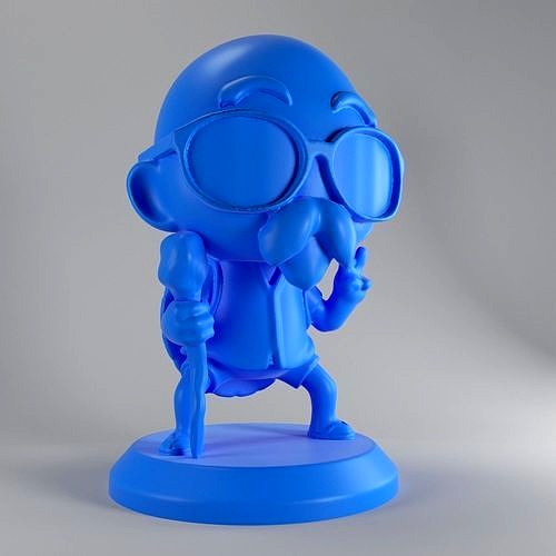 3Dprintstores Master Roshi Dragonball Chibi Ready To Print | 3D model