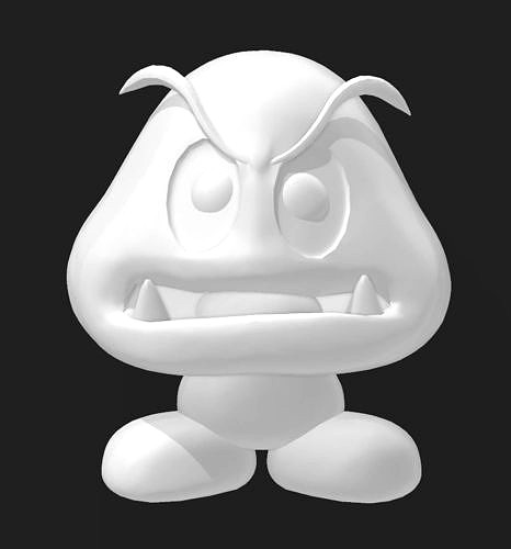 NINTENDO GOOMBA - SUPER MARIO - HI RES 3D PRINTING FILE | 3D model