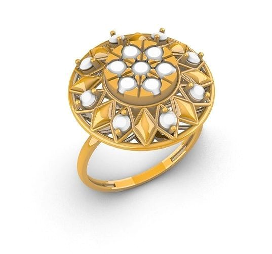 Circular Shape Ring | 3D model