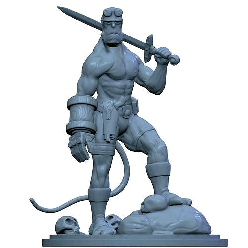 Hellboy 3d - printable stl | 3D model