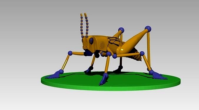 Robotic Locust insect for 3D Printing Model | 3D