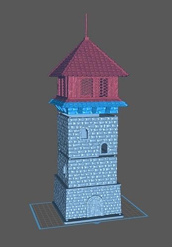 Medieval Watchtower | 3D model