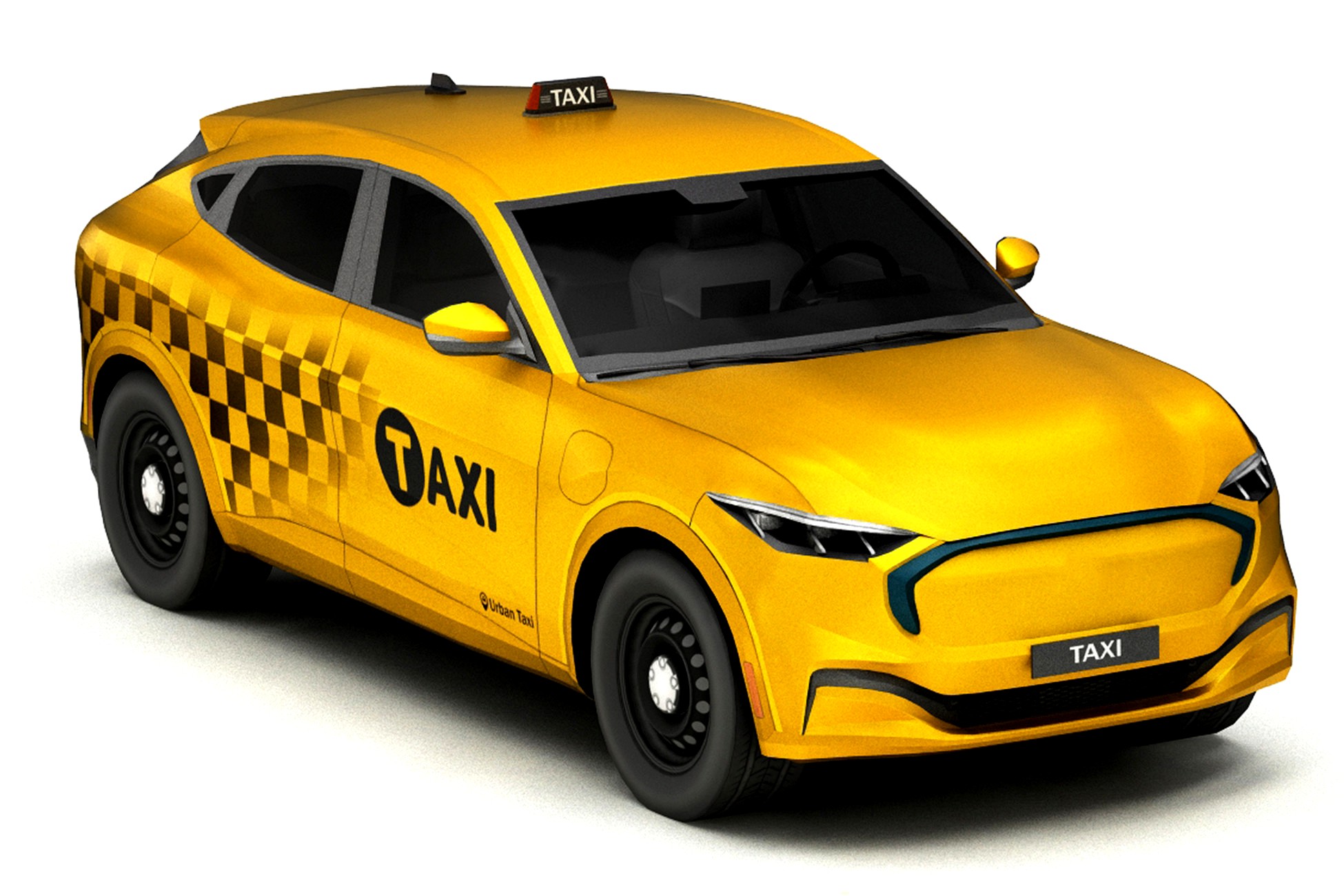 Realistic Taxi 1-V5 3d model