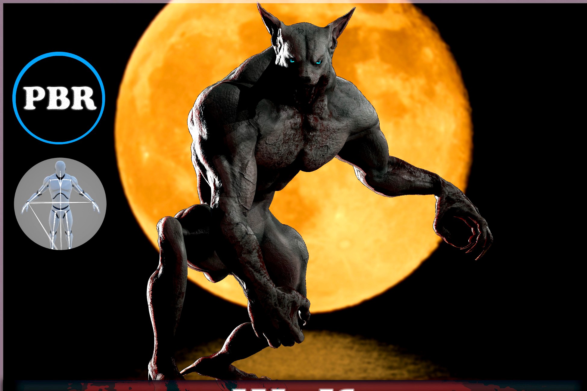 Wolfman 3d model