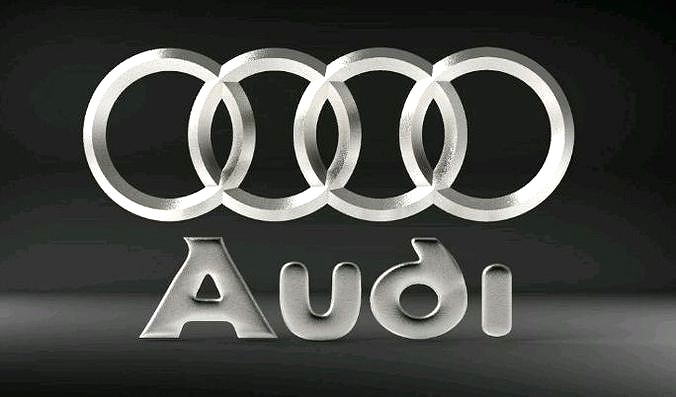 AUDI logo | 3D model