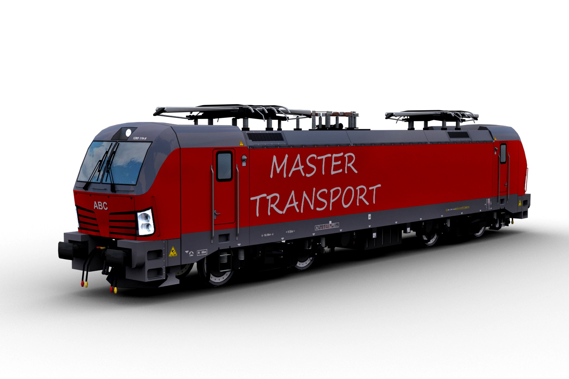Locomotive Low Poly 2 3d model