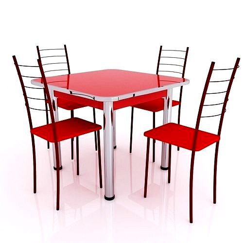 Dinning Set 3D model