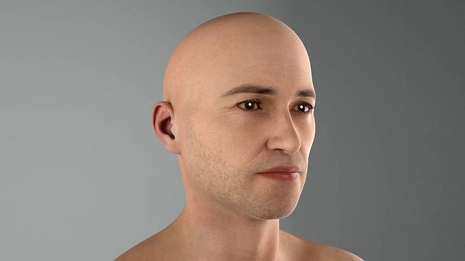 Male full body Rig 3d model