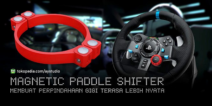 Magnetic Paddle Shifter for Logitech G29 | 3D model