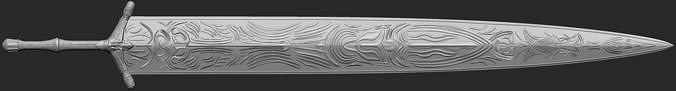 Holy Moonlight Sword - Normal and Transformed - Bloodborne | 3D model