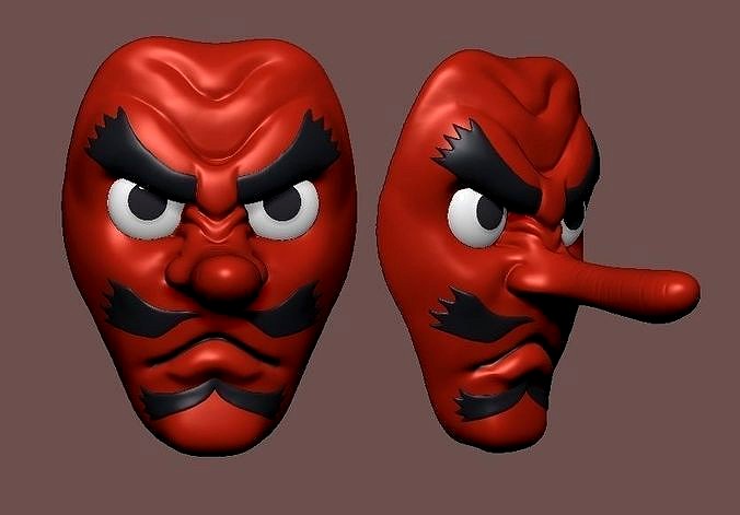 Demon Slayer Kimetsu no Yaiba Urokodaki Mask | 3D model