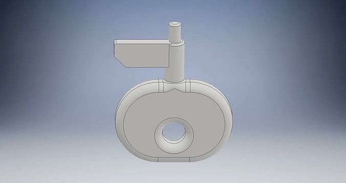 fire safety key | 3D model