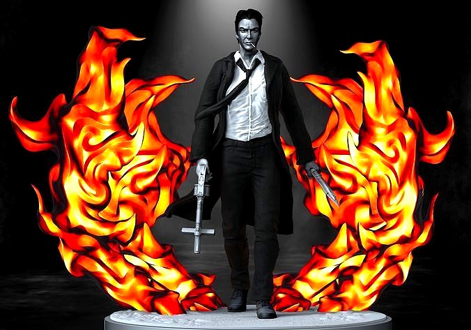 Constantine - Keanu Reeves | 3D model