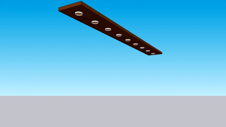 False ceiling light 3d model