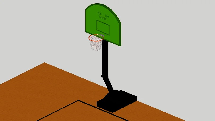 Basketball Backboard 3d model