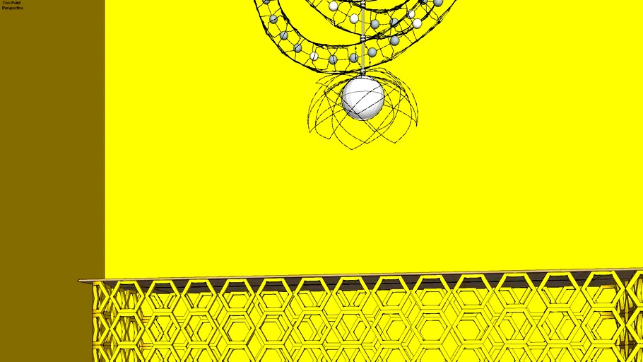 Vito_Honeycomb crystal cabinet 3d model