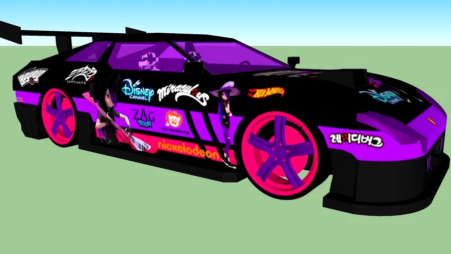 Miraculous Juleka Couffaine Car 3d model