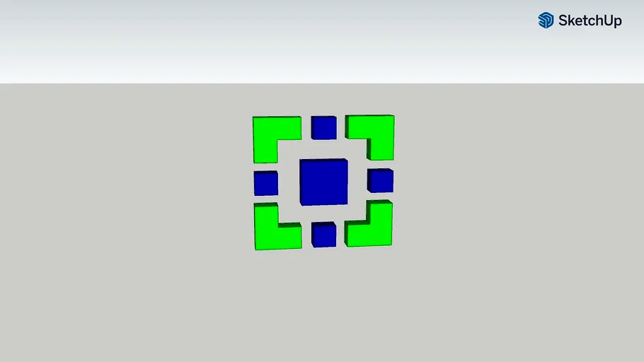 geometry dash 3d model