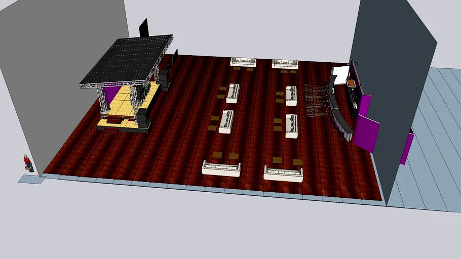 SketchUp Club Model 3d