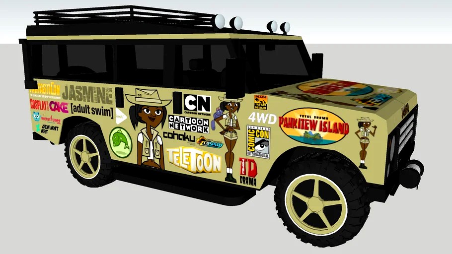 Total Drama Jasmine Car 3d model