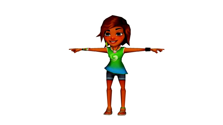 Kim - Subway Surfers 3d model