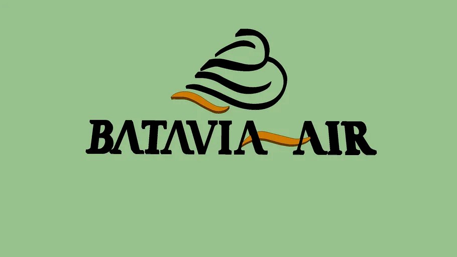 Batavia Air Logo 3d model